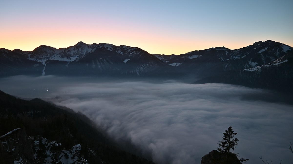 Schleching / Gscheuerwand - Blick nach Westen - Foto-Webcam.eu
