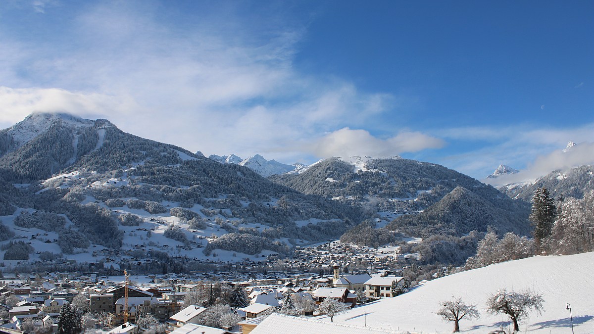 Blick über Schruns nach Südwesten - Foto-Webcam.eu