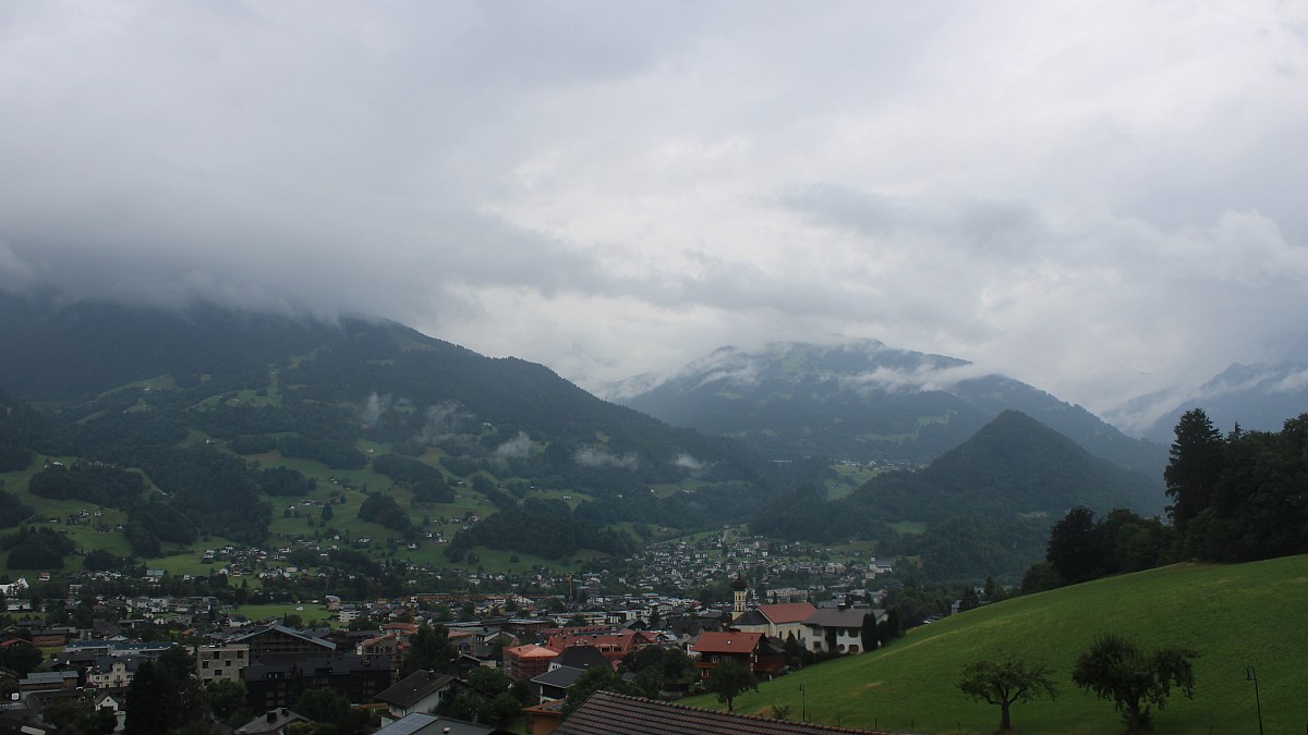 Blick über Schruns nach Südwesten - Foto-Webcam.eu
