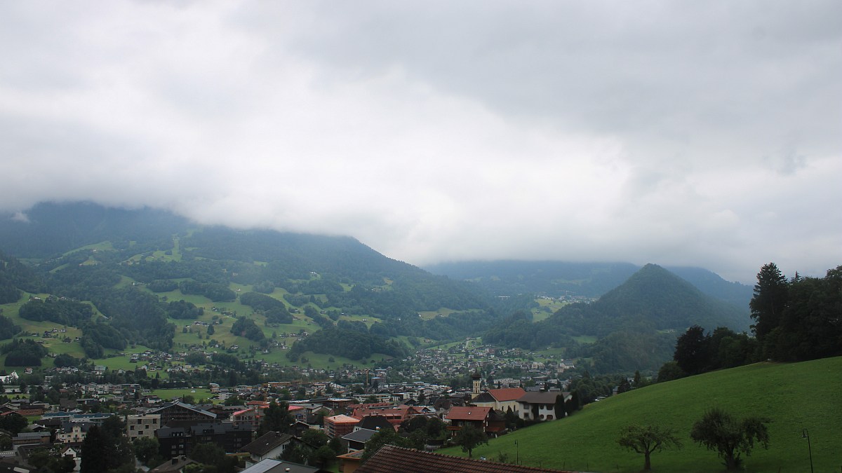 Blick über Schruns nach Südwesten - Foto-Webcam.eu
