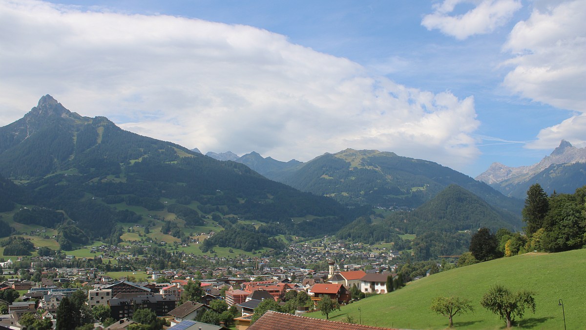 Blick über Schruns nach Südwesten - Foto-Webcam.eu