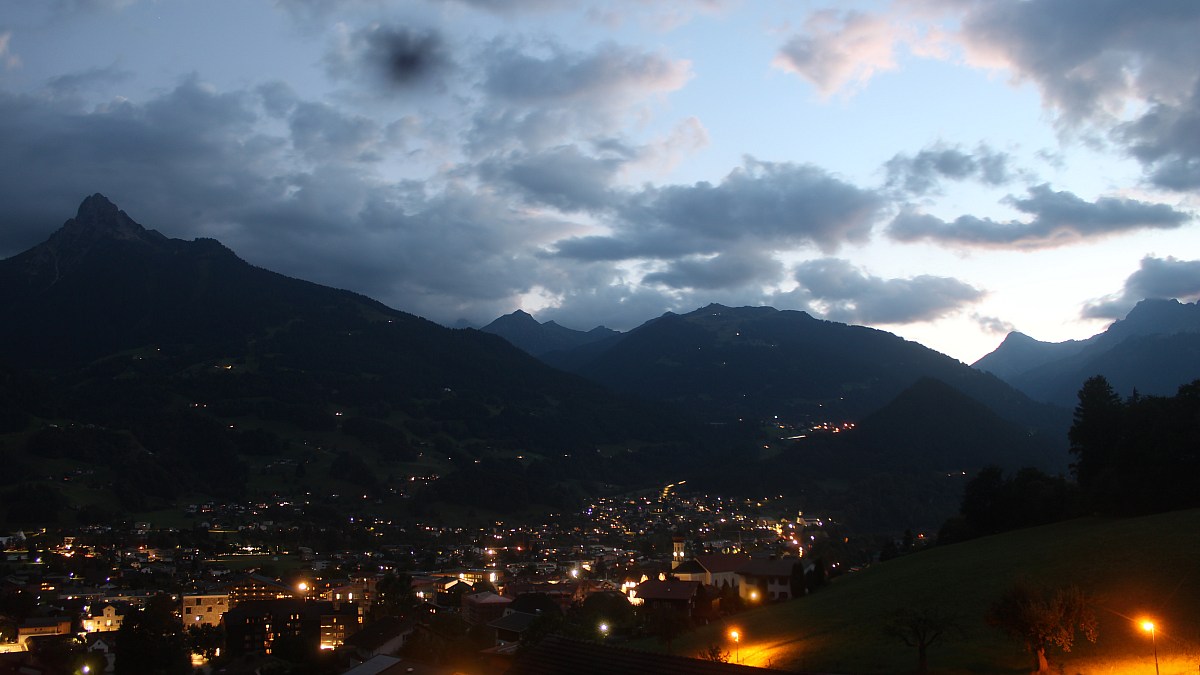 Blick über Schruns nach Südwesten - Foto-Webcam.eu