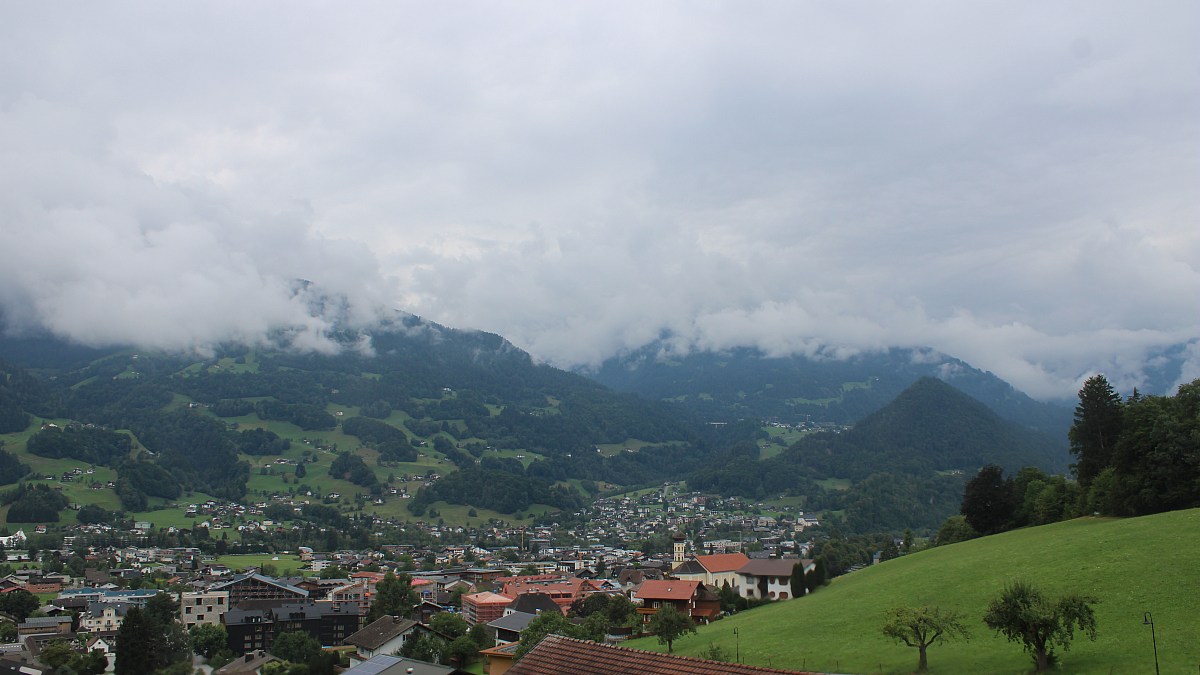 Blick über Schruns nach Südwesten - Foto-Webcam.eu