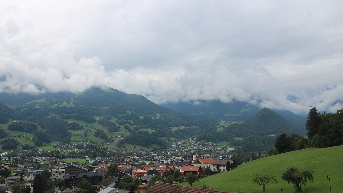 Blick über Schruns nach Südwesten - Foto-Webcam.eu