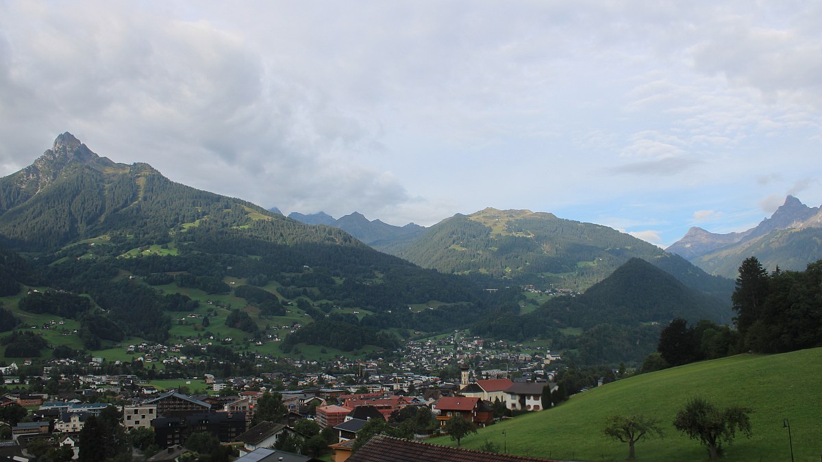 Blick über Schruns nach Südwesten - Foto-Webcam.eu