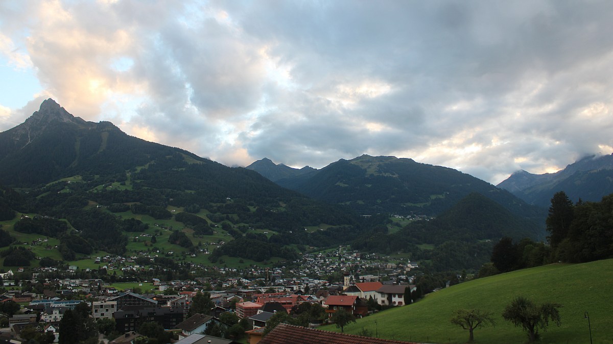 Blick über Schruns nach Südwesten - Foto-Webcam.eu