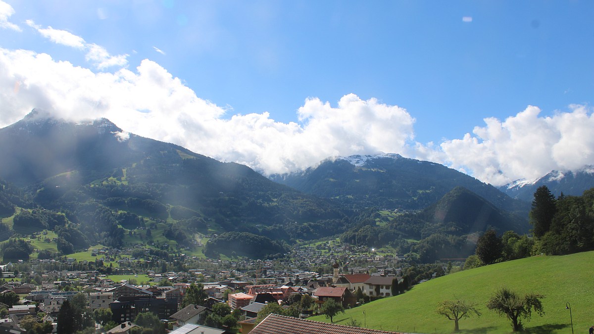 Blick über Schruns nach Südwesten - Foto-Webcam.eu