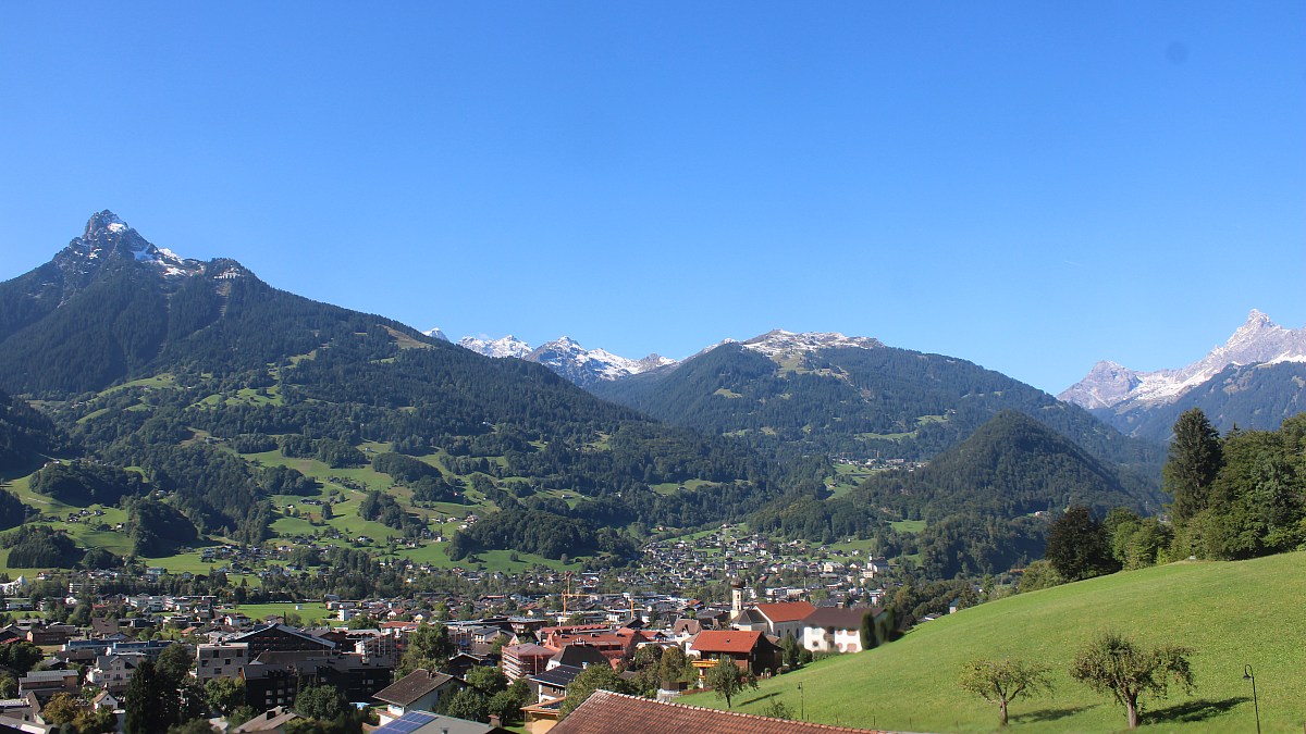 Blick über Schruns nach Südwesten - Foto-Webcam.eu