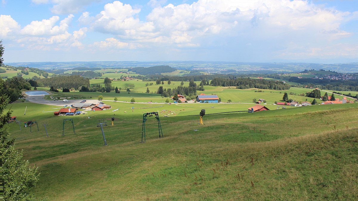 Schwärzenlifte - Eschach / Oberallgäu - Blick zum Gletschergumpen und ...