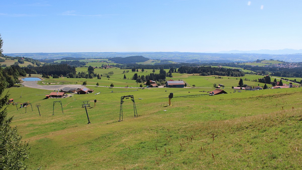 Schwärzenlifte - Eschach / Oberallgäu - Blick zum Gletschergumpen und ...
