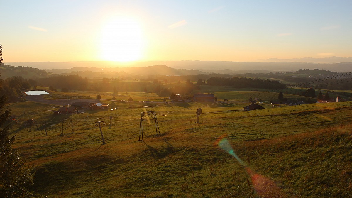 Schwärzenlifte - Eschach / Oberallgäu - Blick zum Gletschergumpen und ...