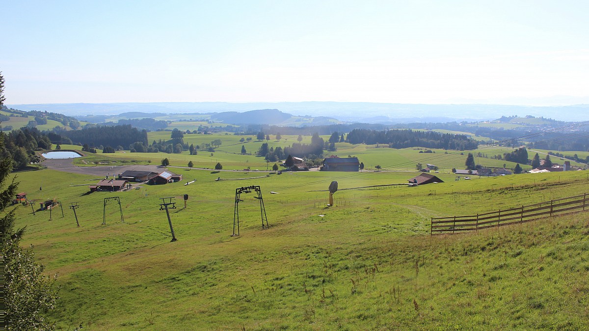 Schwärzenlifte - Eschach / Oberallgäu - Blick zum Gletschergumpen und ...