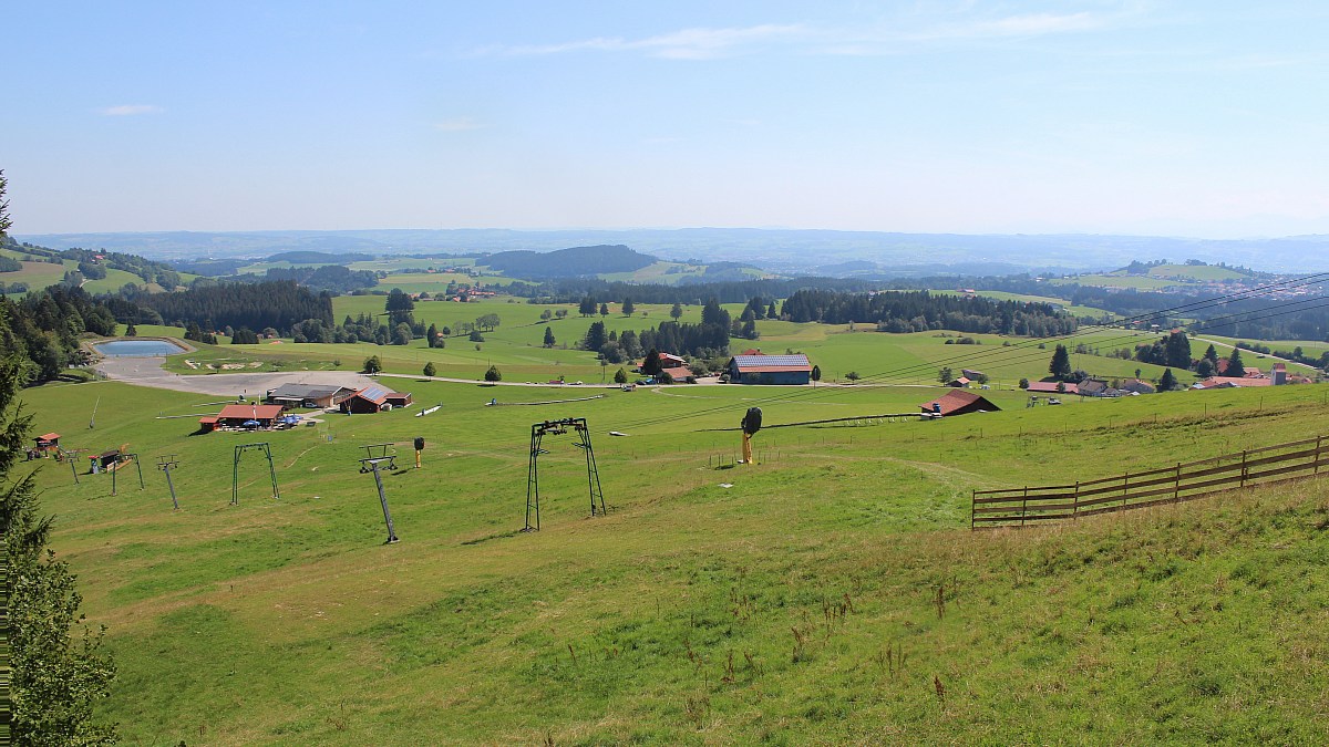 Schwärzenlifte - Eschach / Oberallgäu - Blick zum Gletschergumpen und ...