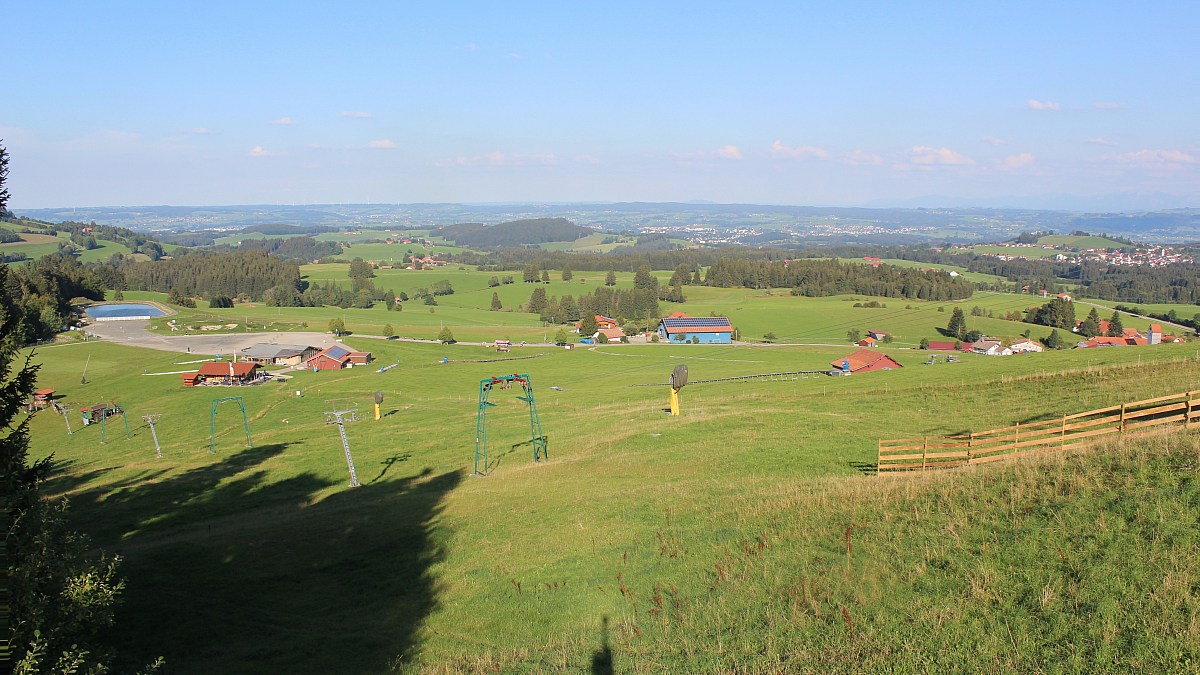 Schwärzenlifte - Eschach / Oberallgäu - Blick zum Gletschergumpen und ...