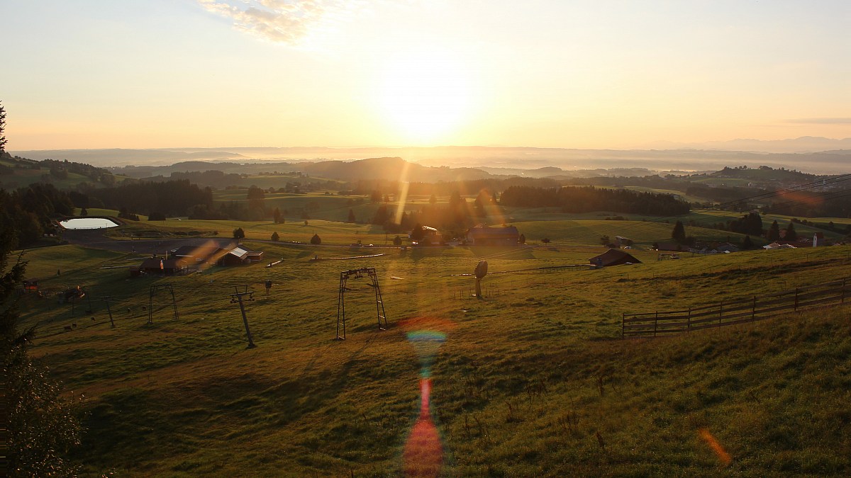 Schwärzenlifte - Eschach / Oberallgäu - Blick zum Gletschergumpen und ...