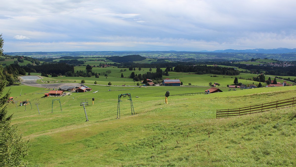 Schwärzenlifte - Eschach / Oberallgäu - Blick zum Gletschergumpen und ...