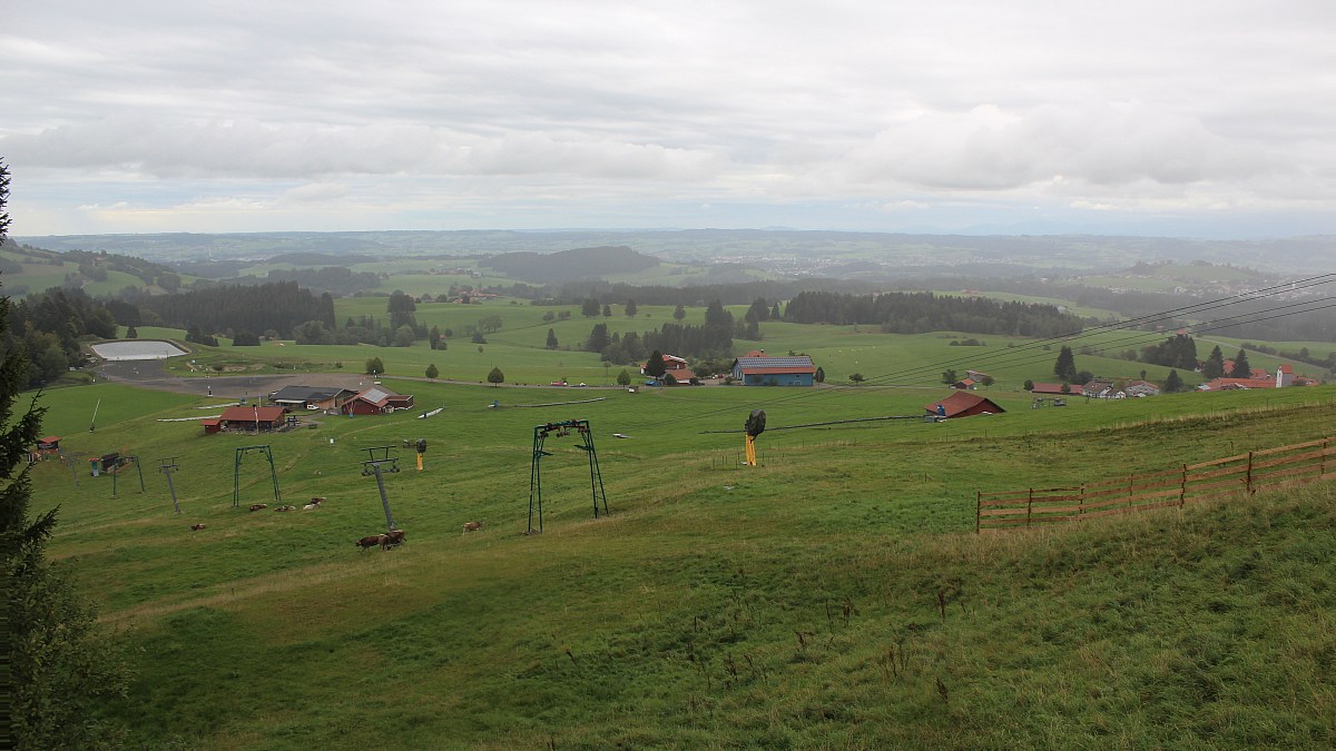Schwärzenlifte - Eschach / Oberallgäu - Blick zum Gletschergumpen und ...