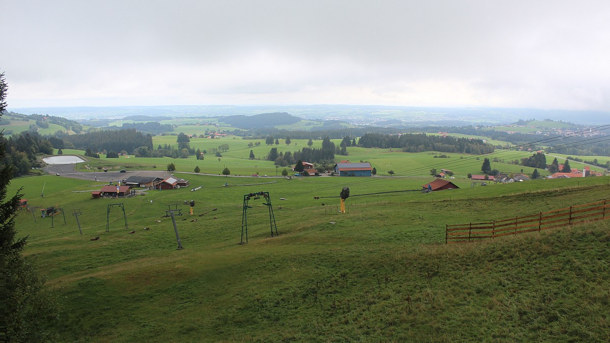 Schwärzenlifte - Eschach / Oberallgäu - Blick zum Gletschergumpen und ...