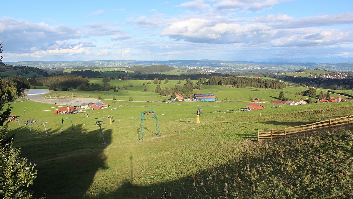 Schwärzenlifte - Eschach / Oberallgäu - Blick zum Gletschergumpen und ...