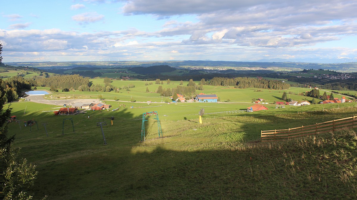 Schwärzenlifte - Eschach / Oberallgäu - Blick zum Gletschergumpen und ...