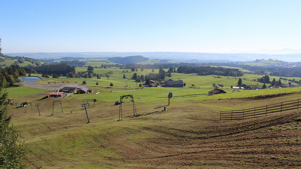 Schwärzenlifte - Eschach / Oberallgäu - Blick zum Gletschergumpen und ...