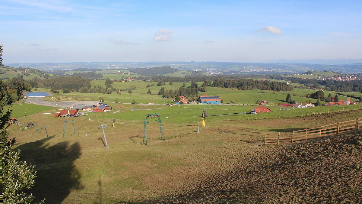 Schwärzenlifte - Eschach / Oberallgäu - Blick zum Gletschergumpen und ...