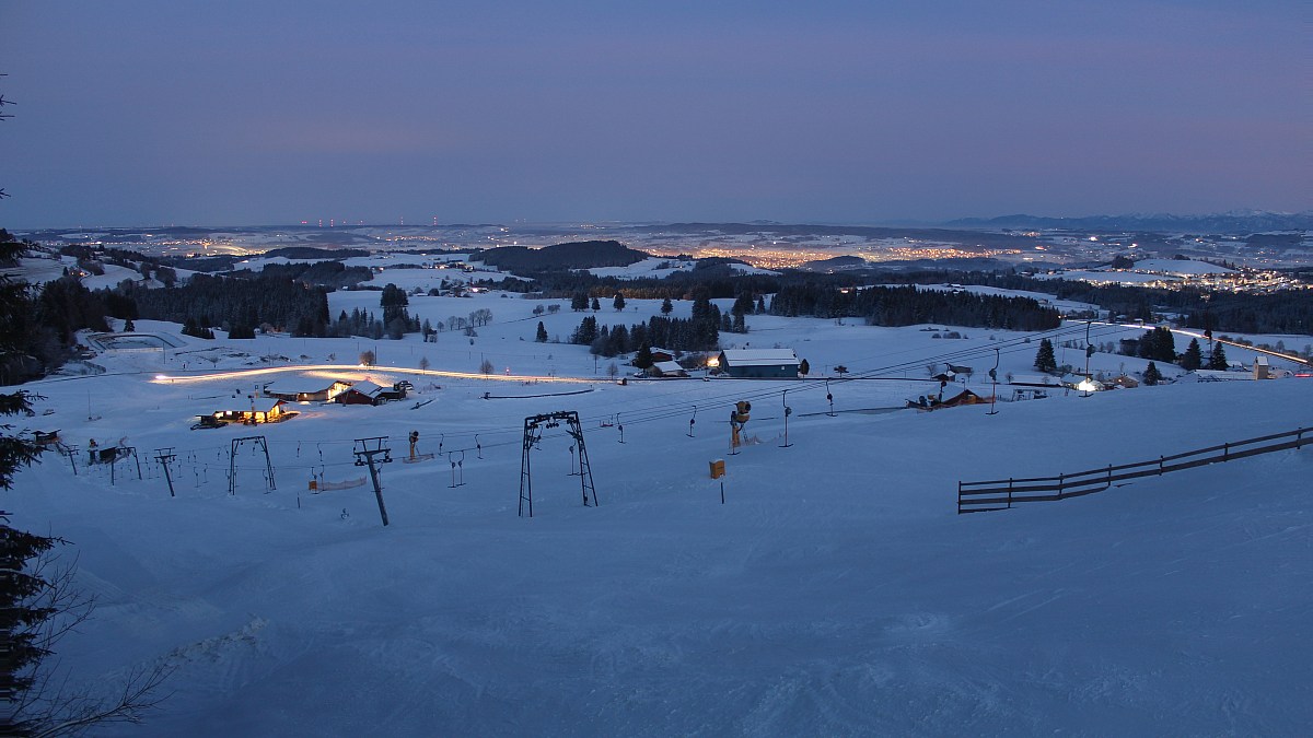 Schwärzenlifte - Eschach / Oberallgäu - Blick zum Gletschergumpen und ...