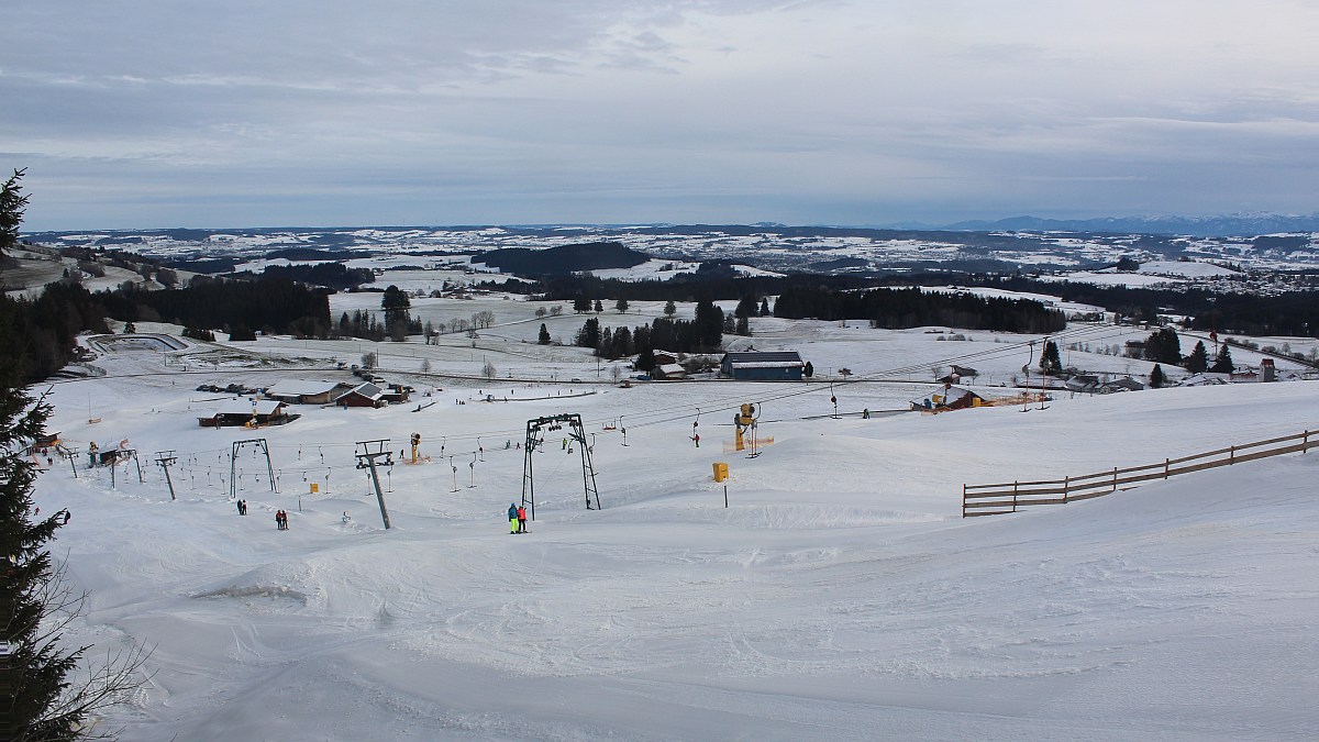 Schwärzenlifte - Eschach / Oberallgäu - Blick zum Gletschergumpen und ...