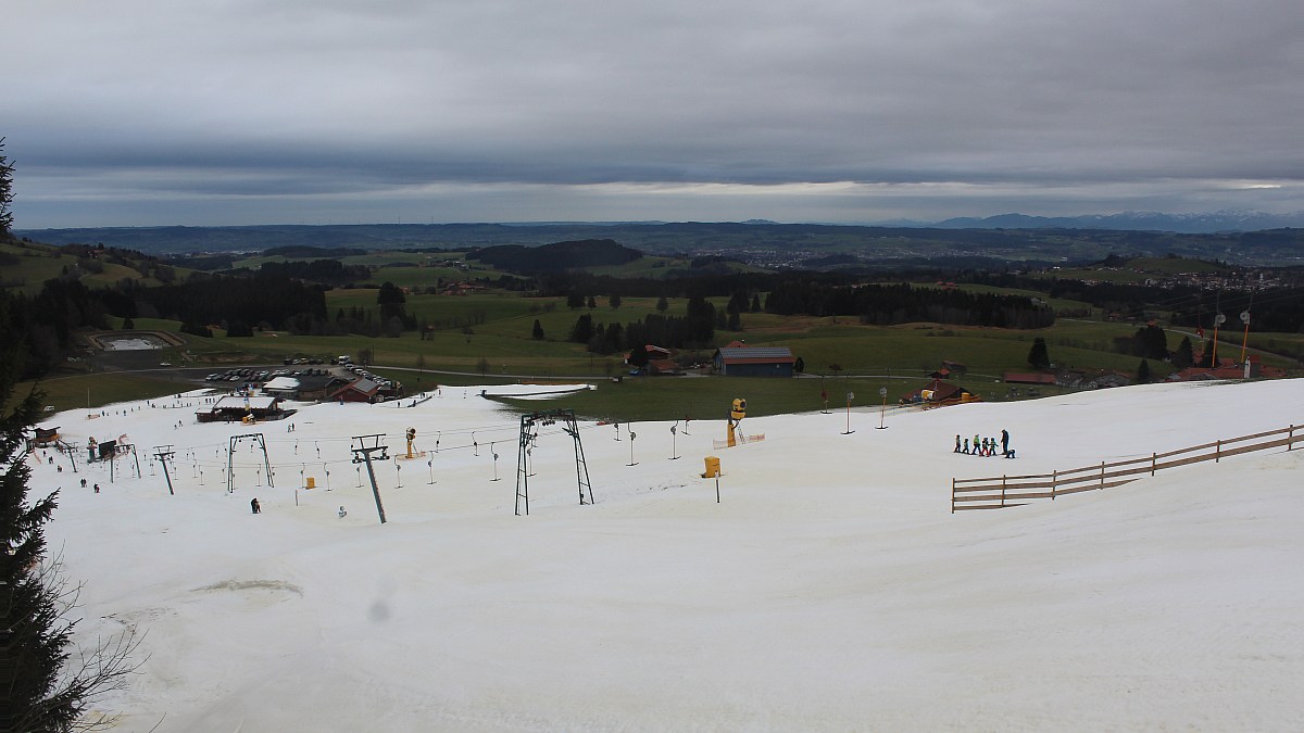 Schwärzenlifte - Eschach / Oberallgäu - Blick zum Gletschergumpen und ...