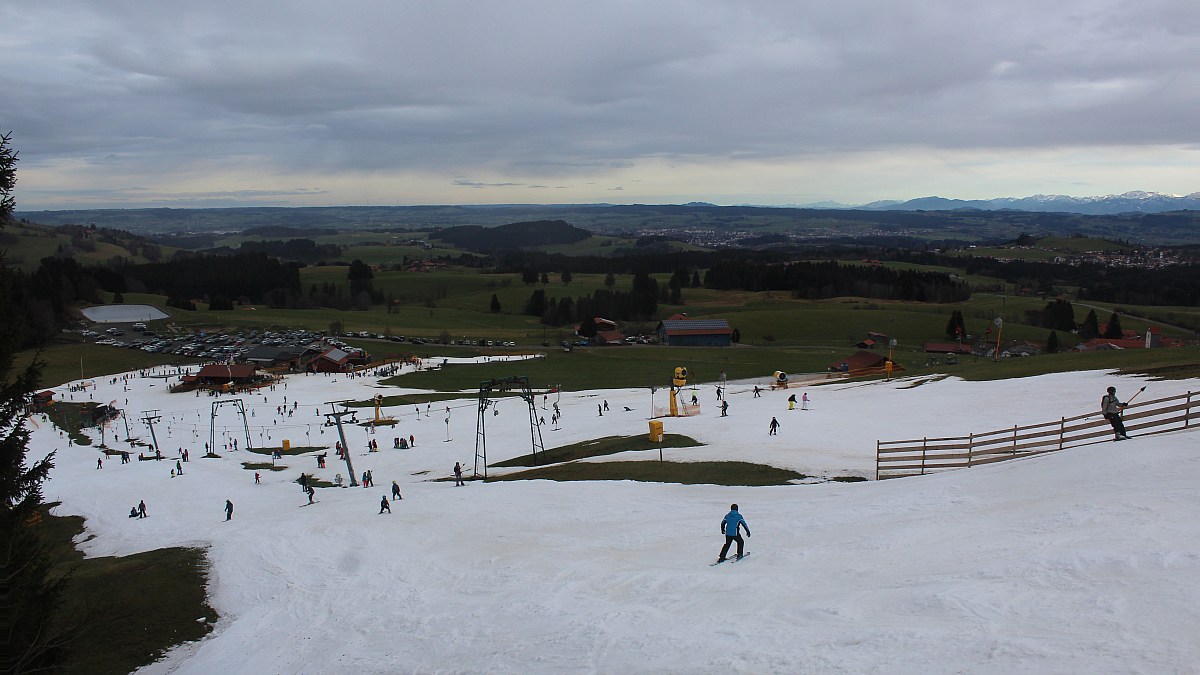 Schwärzenlifte - Eschach / Oberallgäu - Blick zum Gletschergumpen und ...