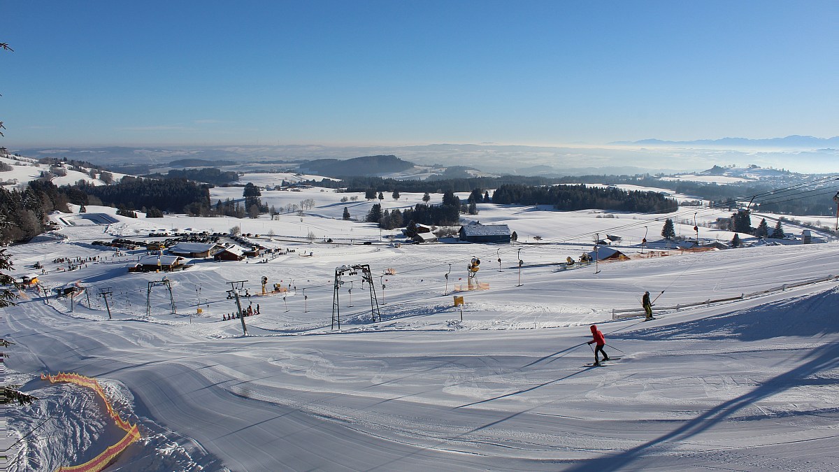 Schwärzenlifte - Eschach / Oberallgäu - Blick zum Gletschergumpen und ...