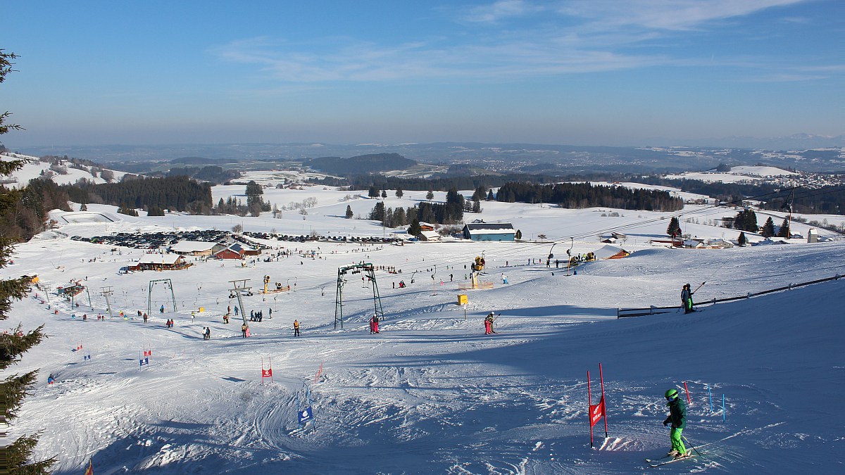 Schwärzenlifte - Eschach / Oberallgäu - Blick zum Gletschergumpen und ...