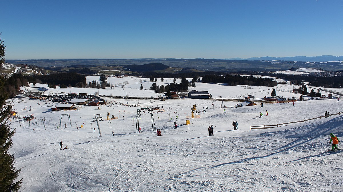 Schwärzenlifte - Eschach / Oberallgäu - Blick zum Gletschergumpen und ...