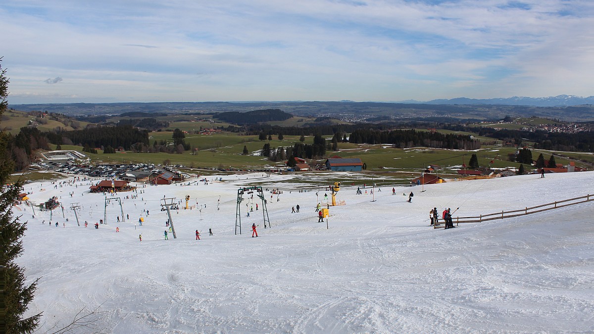 Schwärzenlifte - Eschach / Oberallgäu - Blick zum Gletschergumpen und ...