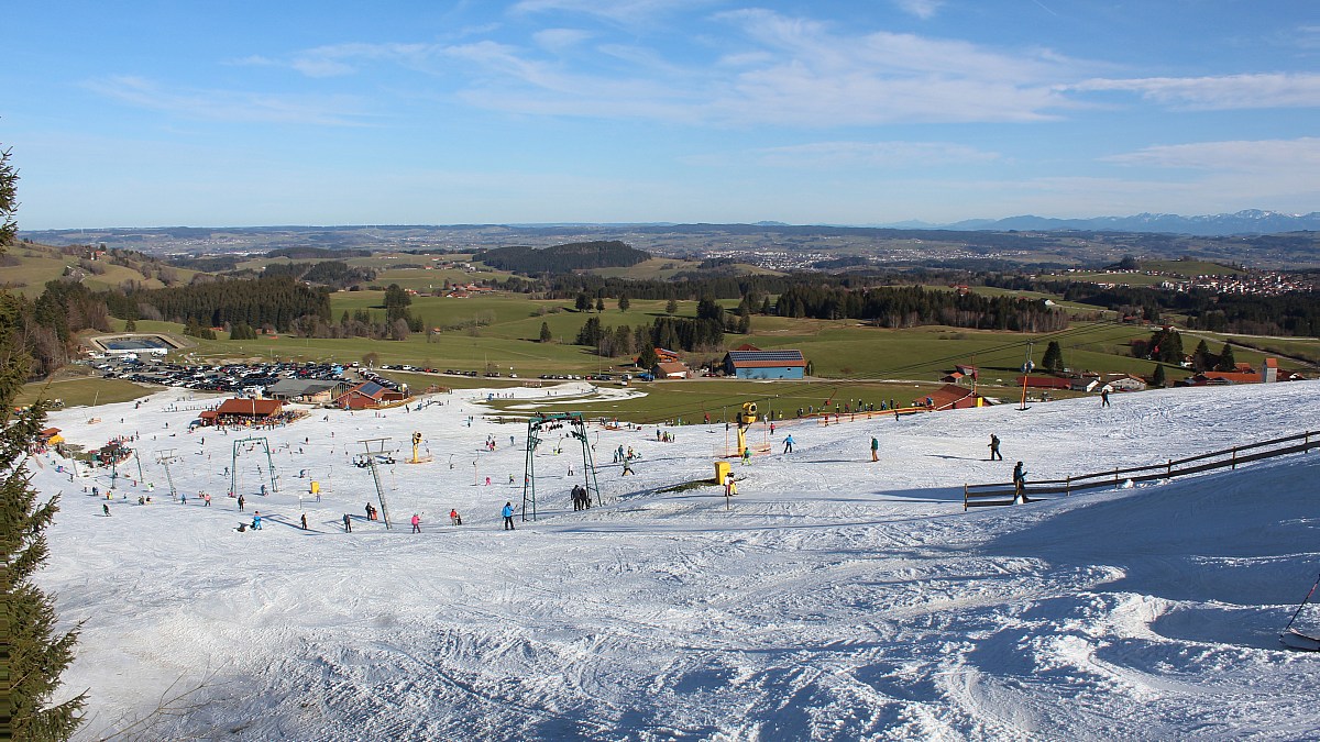Schwärzenlifte - Eschach / Oberallgäu - Blick zum Gletschergumpen und ...