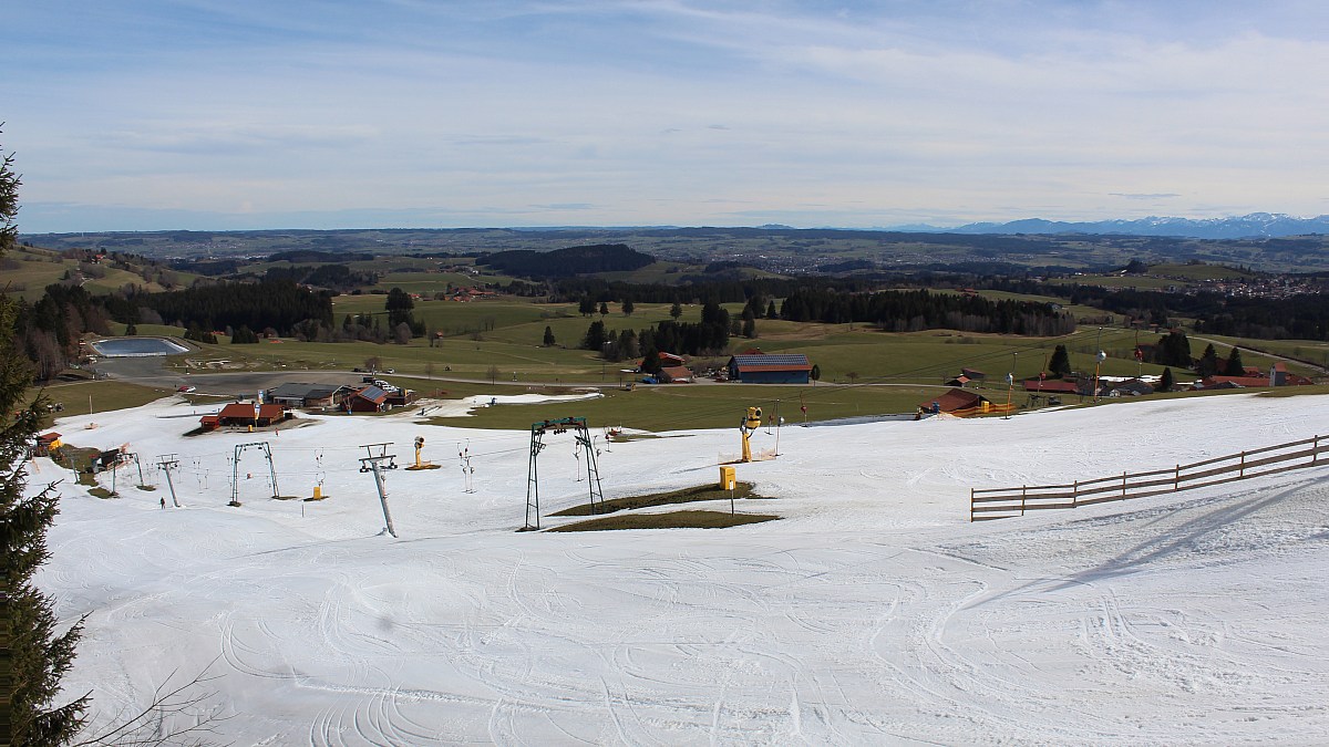 Schwärzenlifte - Eschach / Oberallgäu - Blick zum Gletschergumpen und ...