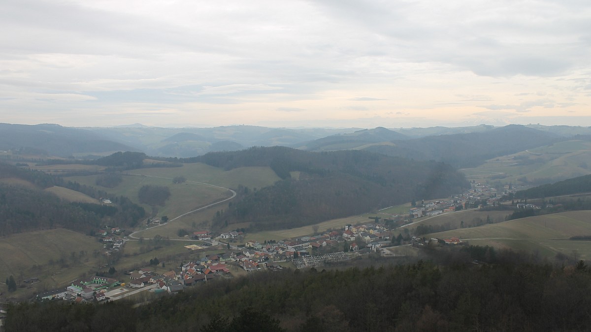 Schwarzenbach / Museumsturm - Blick nach Westen - Foto-Webcam.eu