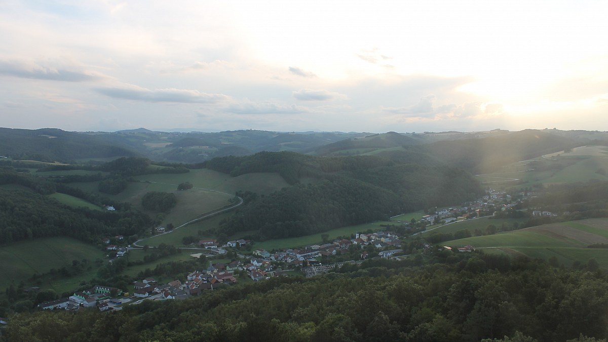 Schwarzenbach / Museumsturm - Blick nach Westen - Foto-Webcam.eu