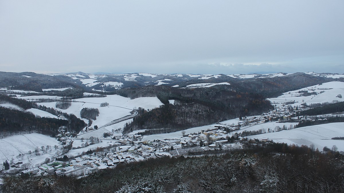Schwarzenbach / Museumsturm - Blick nach Westen - Foto-Webcam.eu