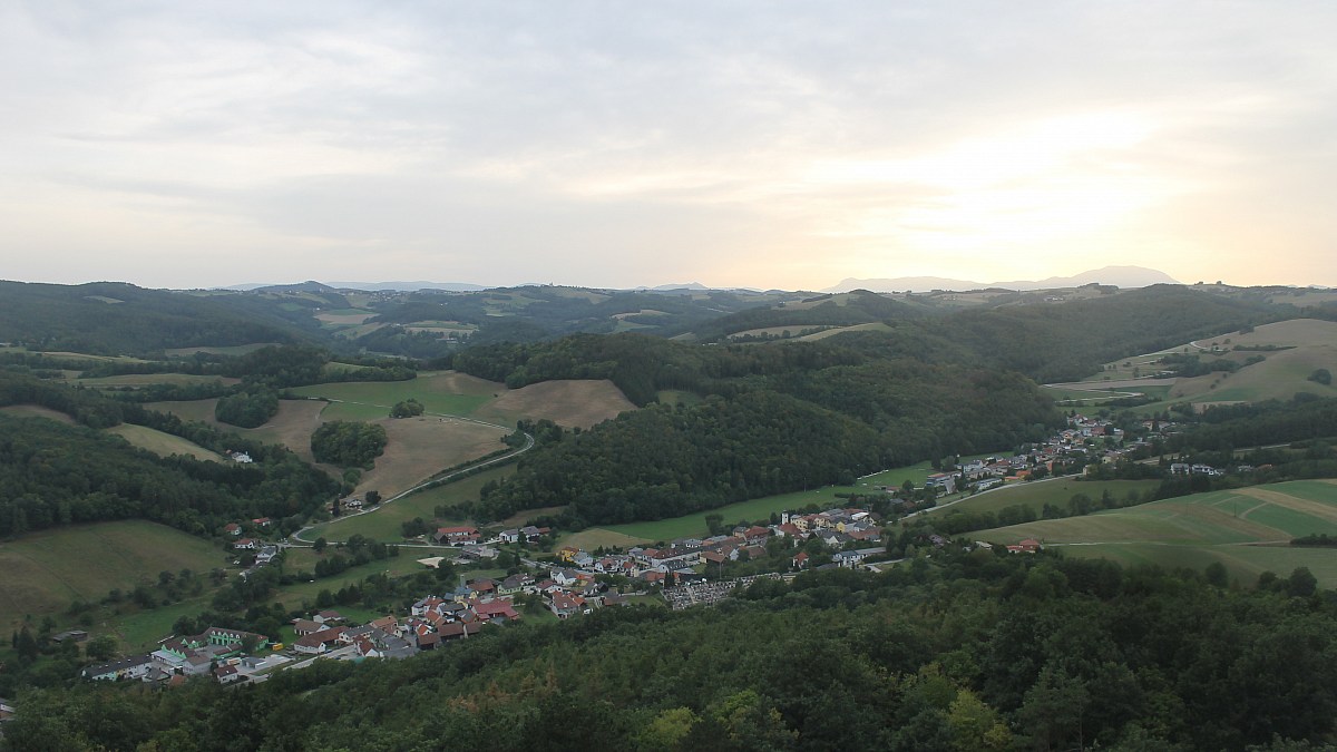 Schwarzenbach / Museumsturm - Blick nach Westen - Foto-Webcam.eu