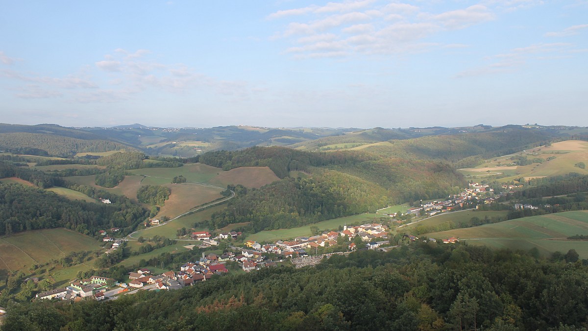 Schwarzenbach / Museumsturm - Blick nach Westen - Foto-Webcam.eu