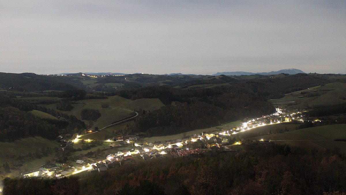 Schwarzenbach / Museumsturm - Blick nach Westen - Foto-Webcam.eu