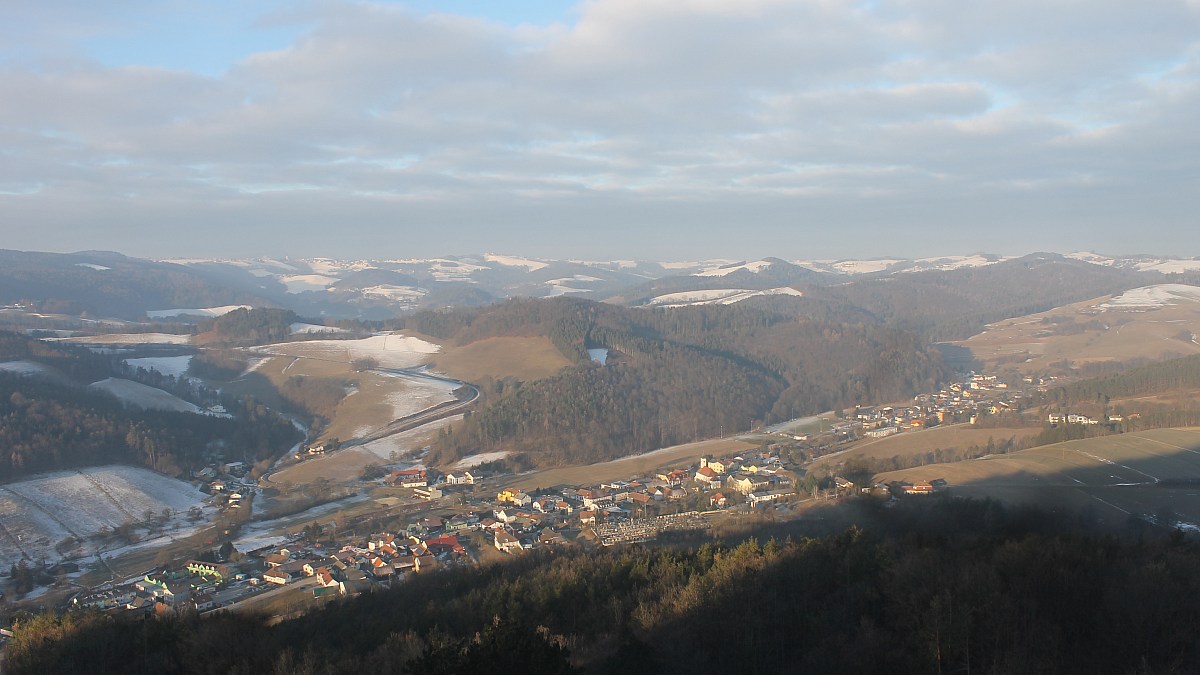 Schwarzenbach / Museumsturm - Blick nach Westen - Foto-Webcam.eu