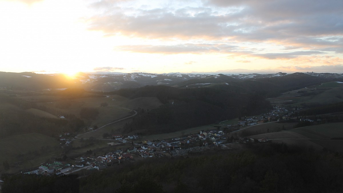 Schwarzenbach / Museumsturm - Blick nach Westen - Foto-Webcam.eu