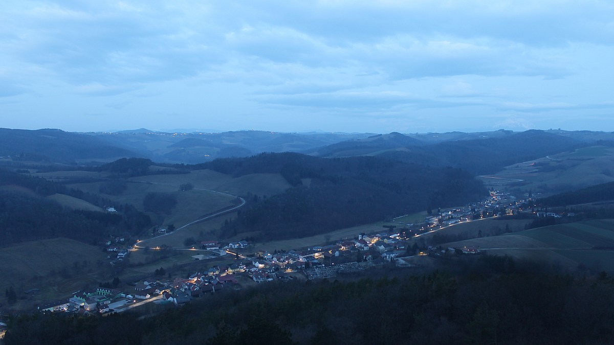 Schwarzenbach / Museumsturm - Blick nach Westen - Foto-Webcam.eu