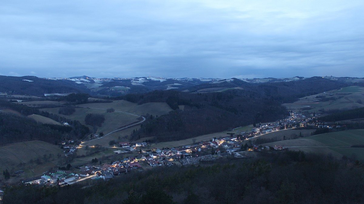 Schwarzenbach / Museumsturm - Blick nach Westen - Foto-Webcam.eu