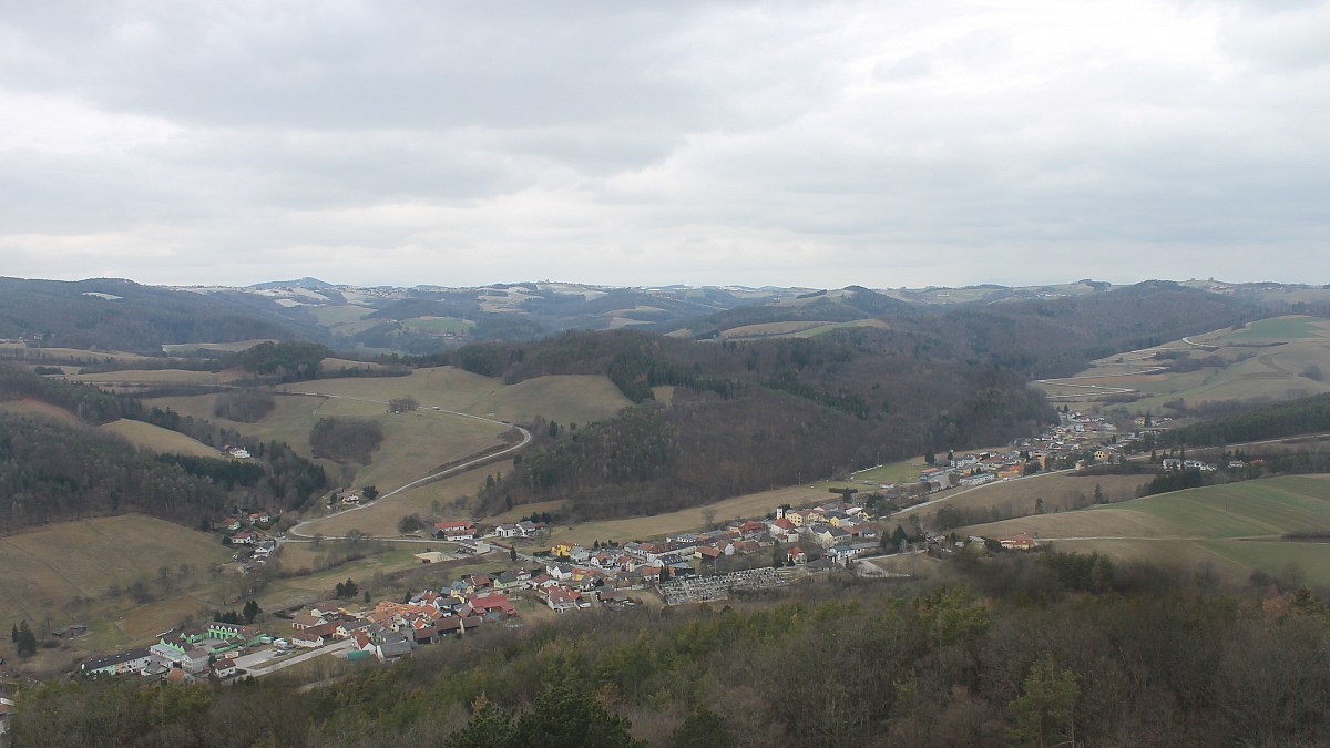 Schwarzenbach / Museumsturm - Blick nach Westen - Foto-Webcam.eu