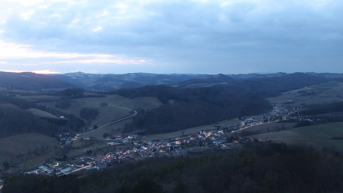 Schwarzenbach / Museumsturm - Blick nach Westen - Foto-Webcam.eu