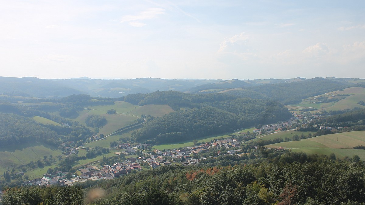 Schwarzenbach / Museumsturm - Blick nach Westen - Foto-Webcam.eu