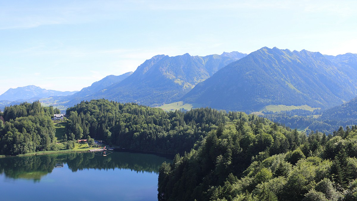 Heini-Klopfer-Skiflugschanze - Oberstdorf - Blick nach Nordosten - Foto ...